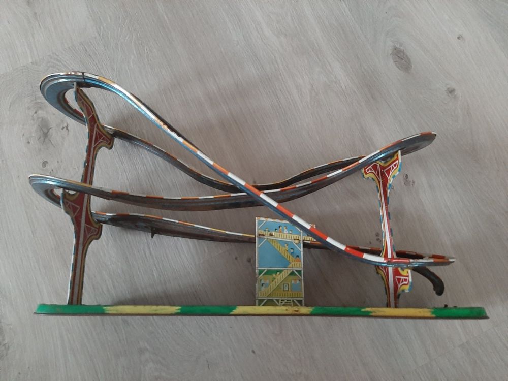 Technofix Achterbahn Big Dipper 316 Blechspielzeug 50er 60er (Defekt ...