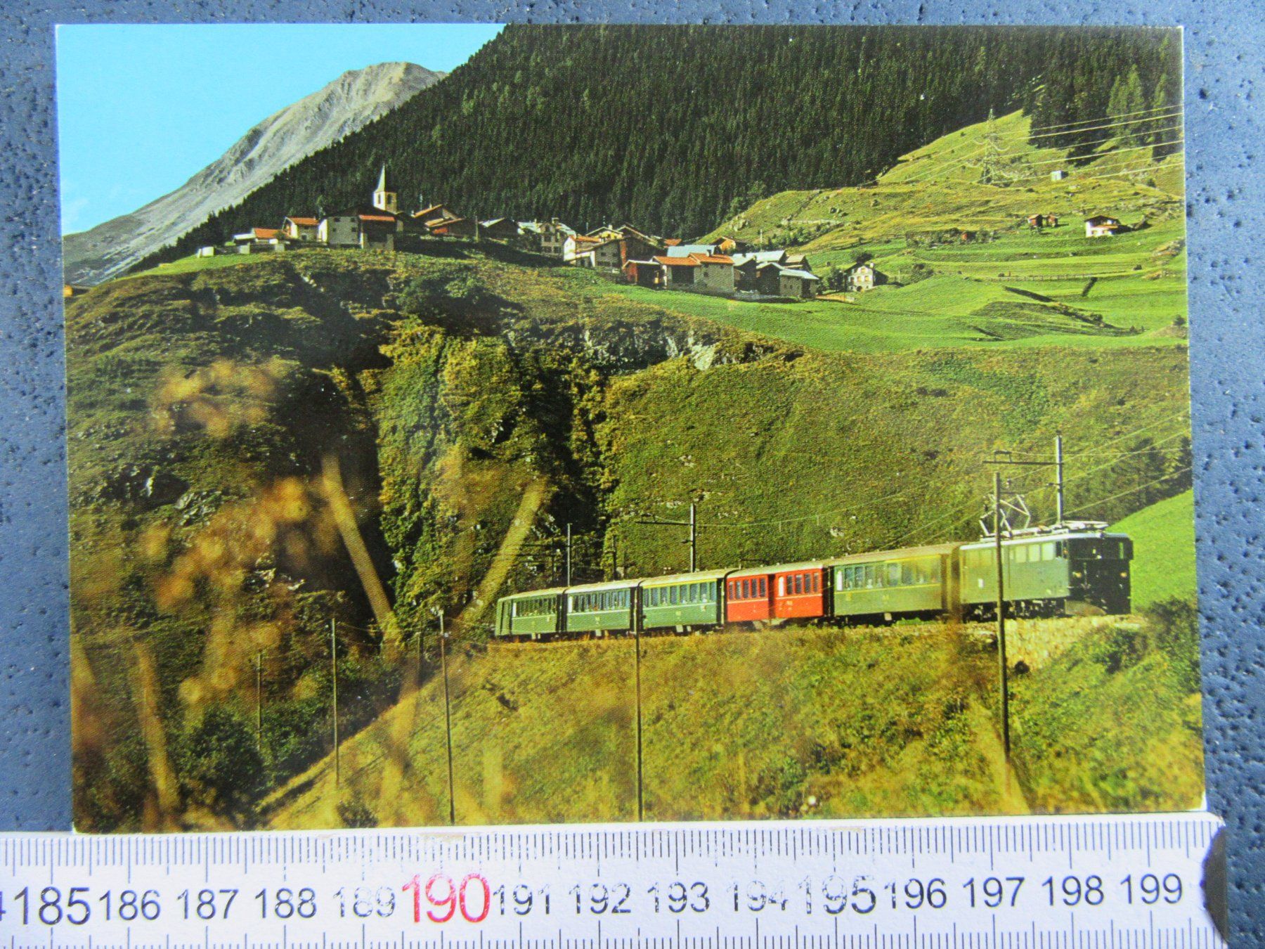 BAHN SCHWEIZ RhB 75JAHRE ALBULABAHN BEI BERGÜN LATSCH AK (Gebraucht) in ...
