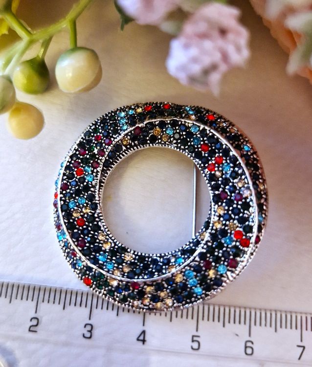 broche #107, style art-deco, classique/ neue Brosche | Kaufen auf Ricardo