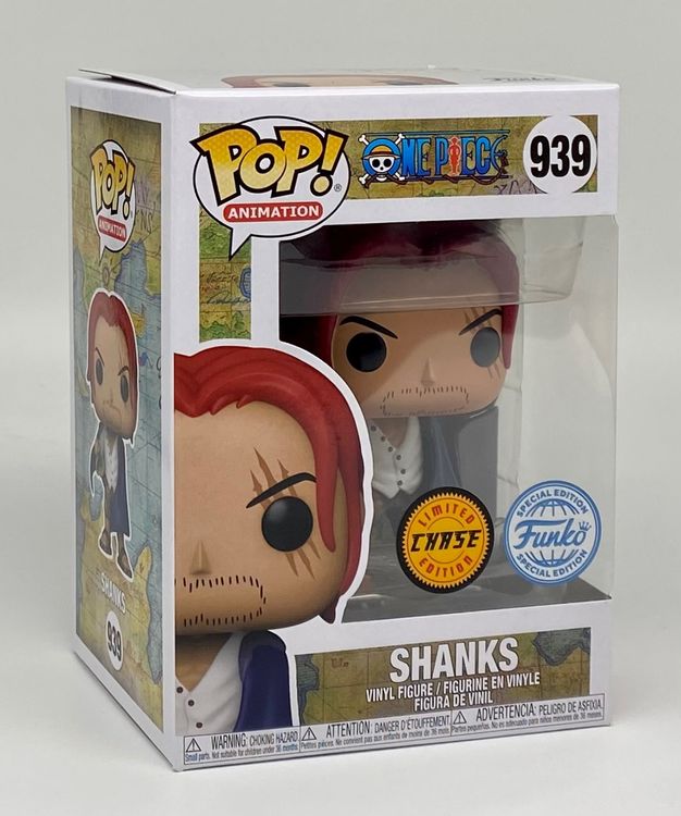 Funko Pop! One Piece, Shanks #939 (chase) Special Edition! (Neu und ...