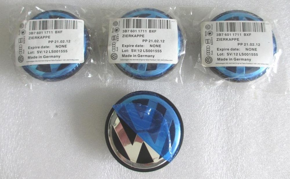 ORIGINAL VW Nabendeckel Felgendeckel Ø 65/55 mm, 4 Stk. Neu (Neu und ...