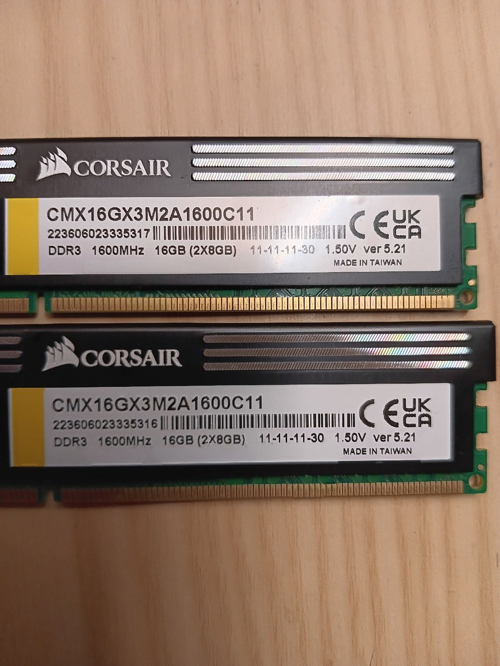 Corsair XMS3 DDR3 16GB (2x8GB) RAM Kit (Gebraucht) in Stabio für CHF 40 ...