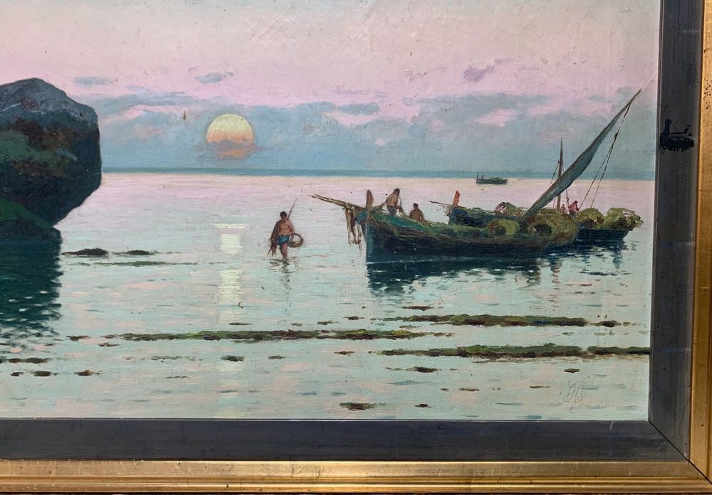 Erminio Cremp (1860-1936)grosses Gemälde (Gebraucht) in Root für CHF ...