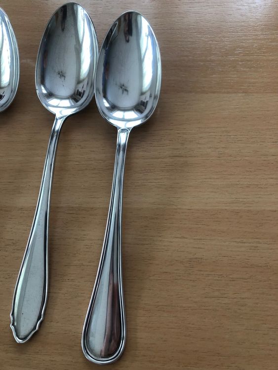 Jetzler Silberbesteck 800 6 Löffel 6 Gabeln 1 Löffel separat (Gebraucht) in Sirnach für CHF 499 ...