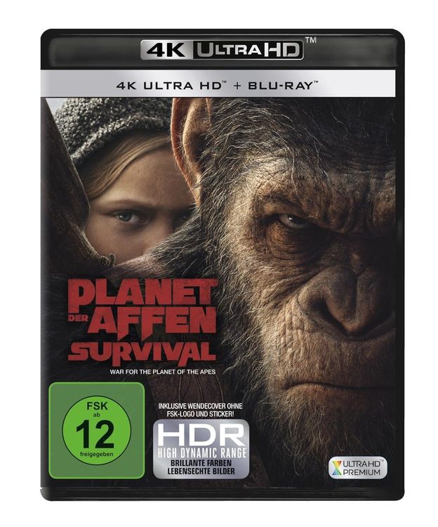 Planet der Affen Survival 4K und Blu Ray (Gebraucht) in Gachnang für ...