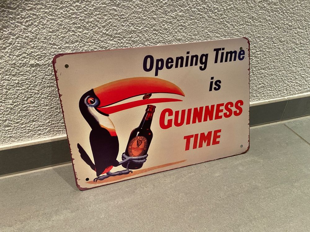 GUINNESS TIME VINTAGE SCHILD NEU ! (Neu und originalverpackt) in Seon ...