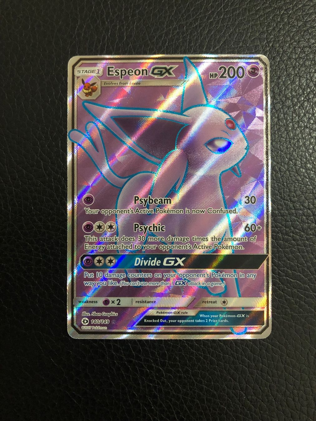 Sun & Moon Espeon GX Full Art 140/149 Ab 1 (Gebraucht) in Paradiso für ...