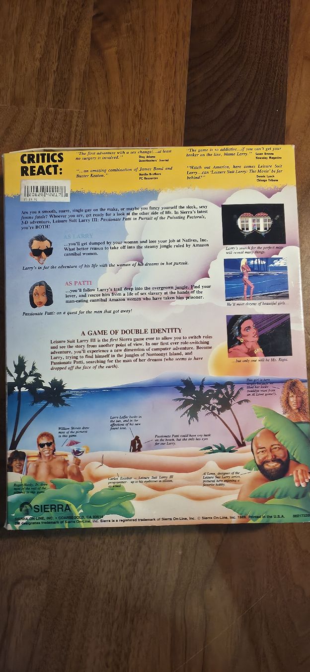 Larry III – PC Big Box – Deutsch – komplett – Sierra (Gebraucht) in ...