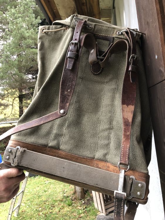 Alter Militärrucksack Armee Rucksack | Kaufen auf Ricardo