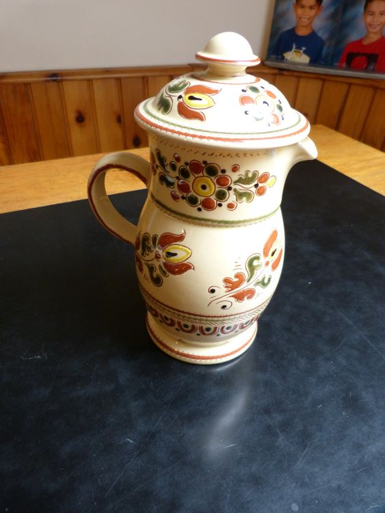 Keramik-Krug mit Deckel, Töpferhus Langnau | Kaufen auf Ricardo