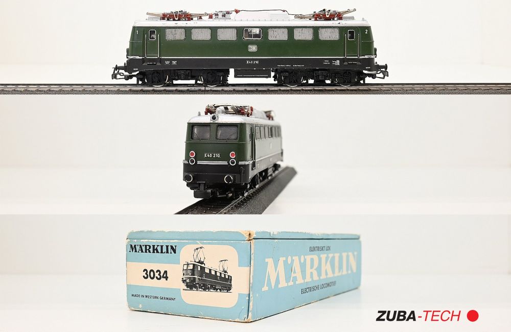 Märklin 3024 E-Lok BR E 40 H0 WS Analog mit OVP (Gebraucht) in St ...