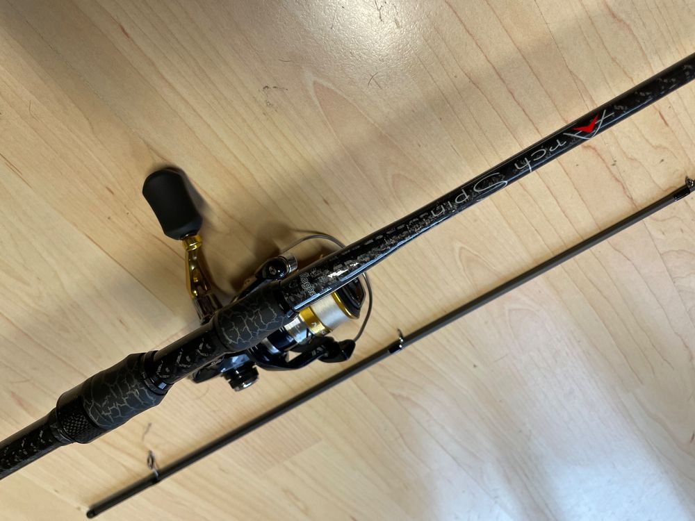 UL Spinncombo Kogha Arch Spin + Shimano Rolle 1000 Angelrute (D ...