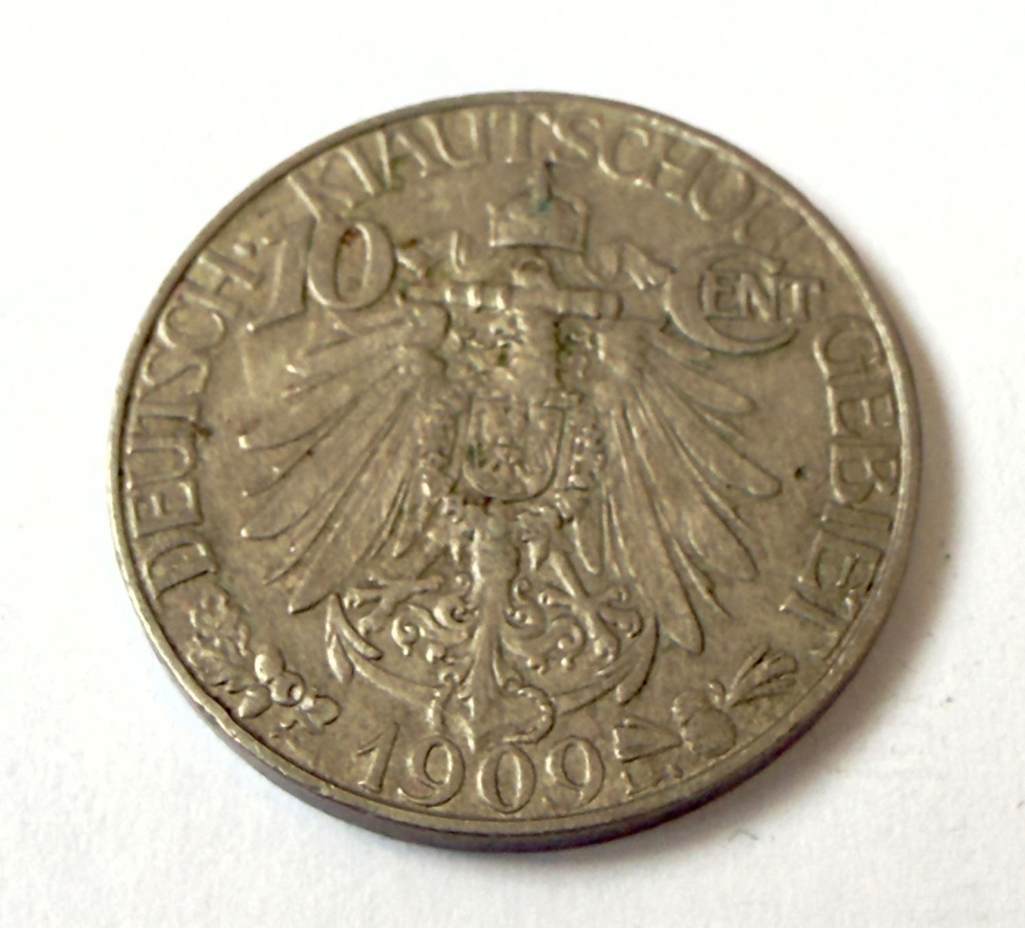 China Kiau Chau 10 Cents coin 1909 RRR (Gebraucht) in Zürich für CHF ...