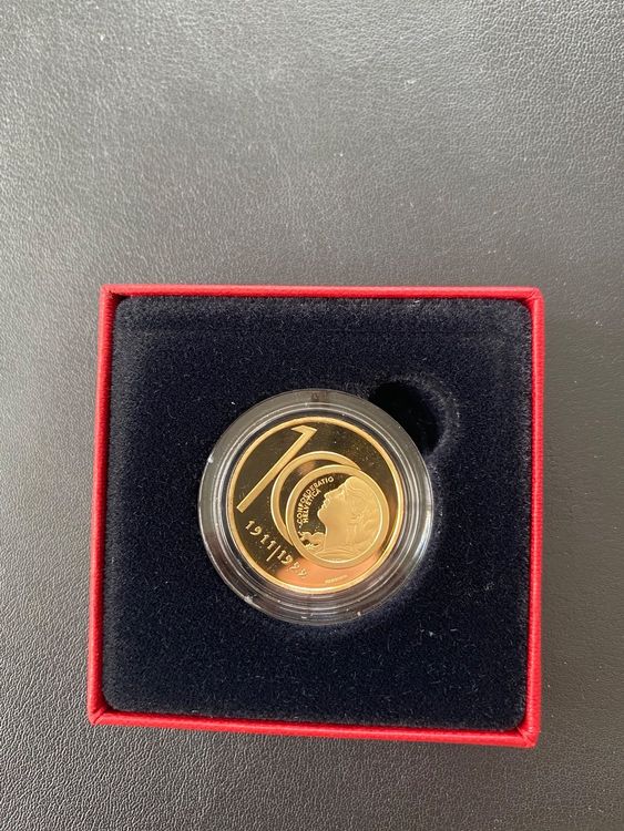 100 Jahre Gold Vreneli Swissmint Goldmünze PP 2022 Nr. 373 (Neu und originalverpackt) in Uttwil ...