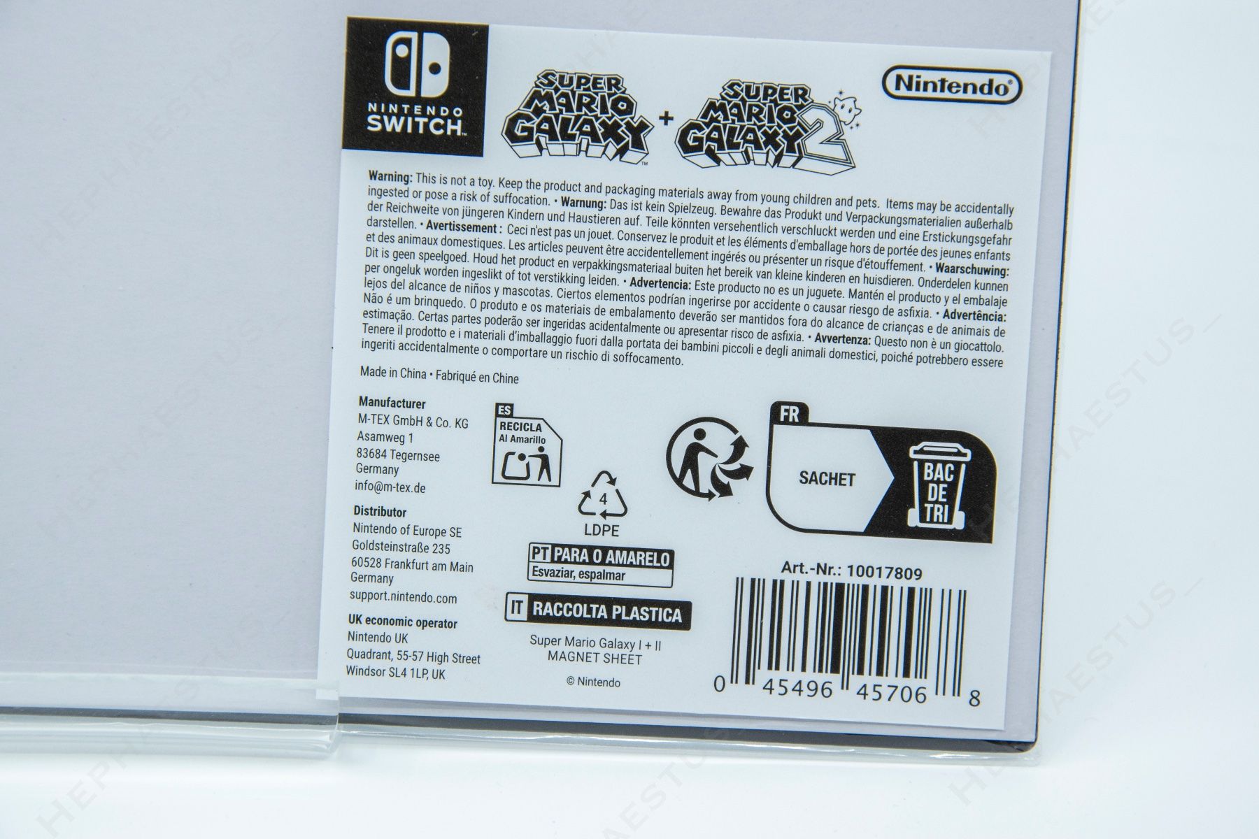 Super Mario Galaxy Magnet-Set (Vorbesteller-Bonus) NEU (Neu und ...