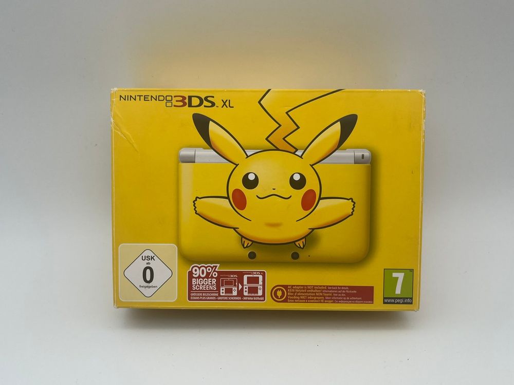 Nintendo 3DS XL Pikachu Special Edition EUR Pokemon OVP CIB (Gebraucht ...
