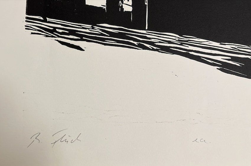 Holzschnitt handsigniert Roland Flück (ID b3406) | Kaufen auf Ricardo