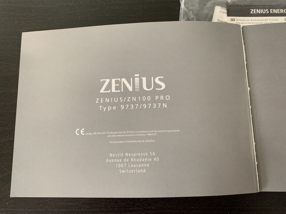 Nespresso Kaffeemaschine Zenius ZN100 Pro (Gebraucht) in Winterthur für ...