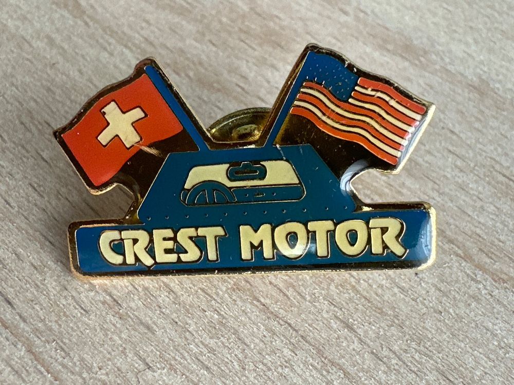 Pin Crest Motor USA CH | Kaufen auf Ricardo