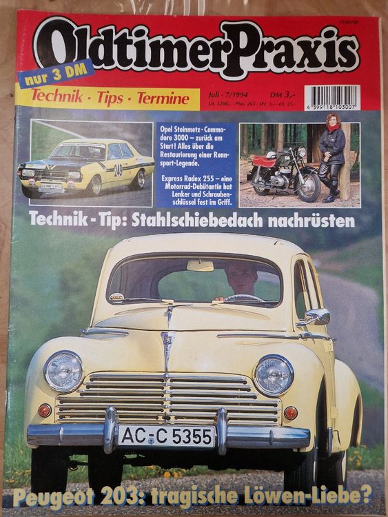Peugeot 203 Opel Steinmetz Commodore Radex 255 Borgward B522 (Gebraucht ...