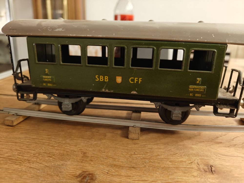 Buco SBB CFF Personenwagen Spur 0 Blech vintage Schweiz (Gebraucht) in ...