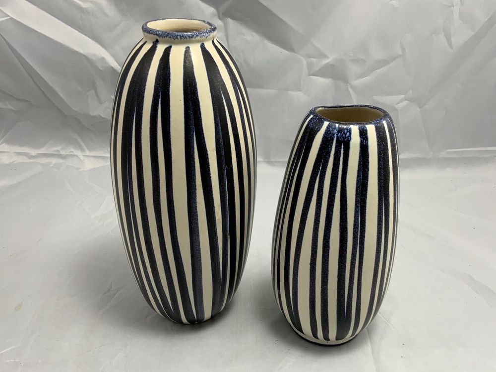 2 Scheurich Vasen Muster Zebra | Kaufen auf Ricardo