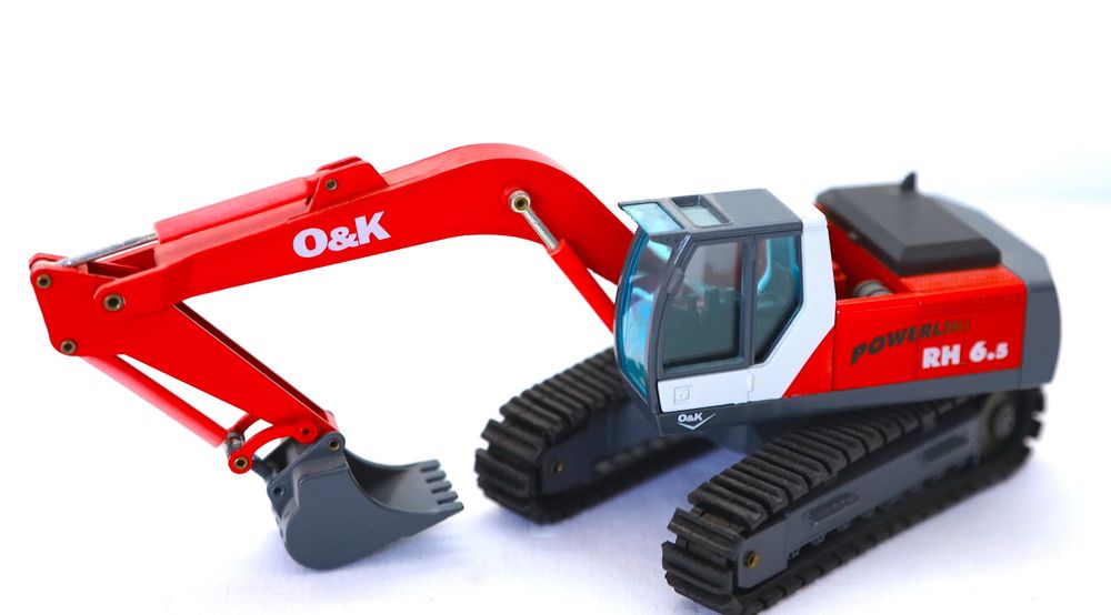 RH6.5 TIEF LÖFFLER RAUPENBAGGER O&K GANZ METALL 1:50 | Kaufen auf Ricardo