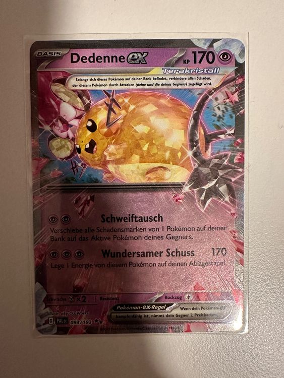 Dedenne EX Pokemon Karte PAL 93/193 (Neu (gemäss Beschreibung)) in Sins ...