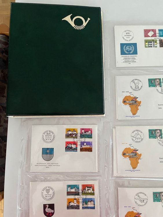 Album mit 60 FDC/Sonderbriefe 70/80er Jahre Schweiz (Gebraucht) in Murgenthal für CHF 1 – mit ...