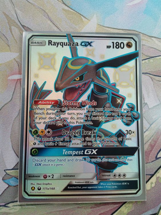 Rayquaza GX - Shiny Rayquaza - Hidden Fates | Kaufen auf Ricardo