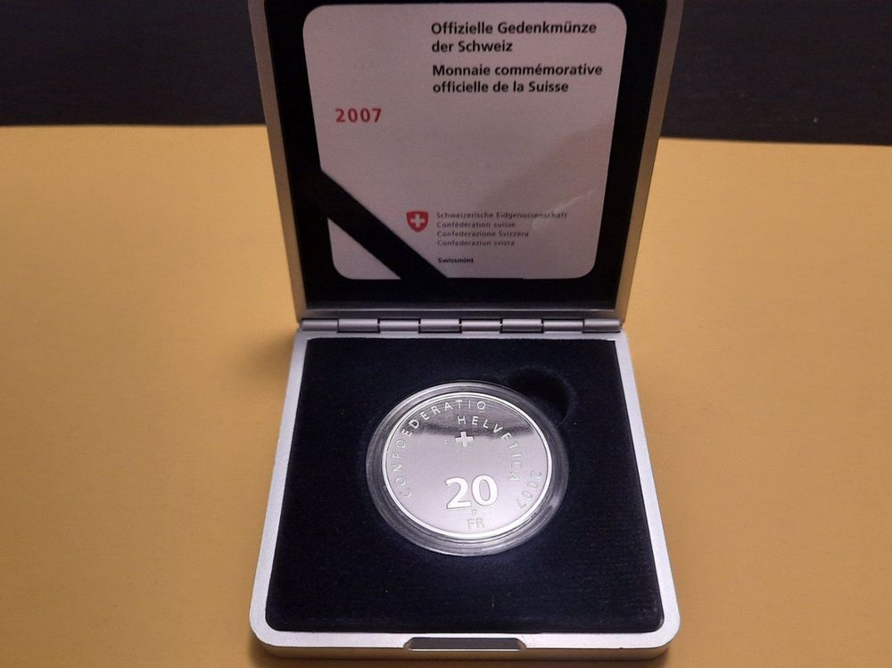 Schweiz 20 Fr. Münze SNB 2007 SNB PP | Kaufen auf Ricardo