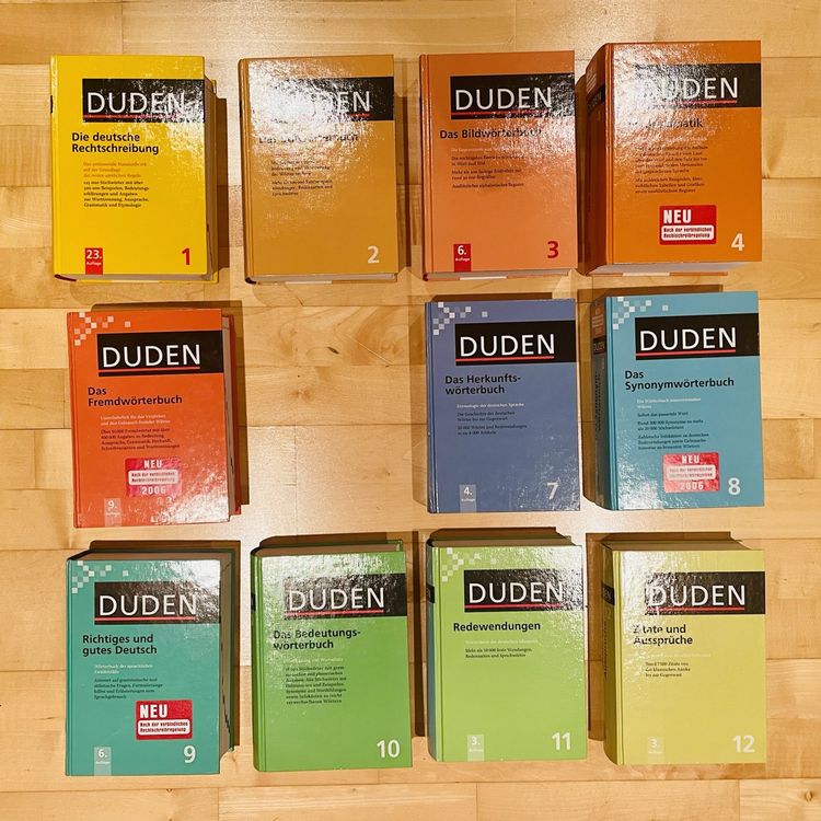 Duden Bücher 1-12 (ohne 6, kaum gebraucht) (Neu (gemäss Beschreibung ...
