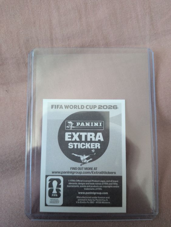 Panini FIFA WM 2026 Extra Sticker LIONEL MESSI Gold (Neu (gemäss ...