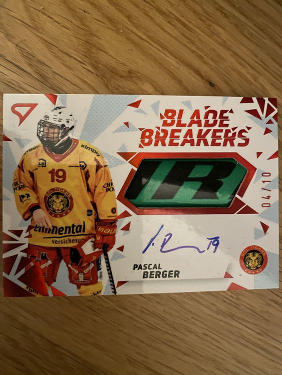 Pascal Berger Blade Breakers 04/10 (Neu (gemäss Beschreibung)) in Rapperswil SG für CHF 100 ...