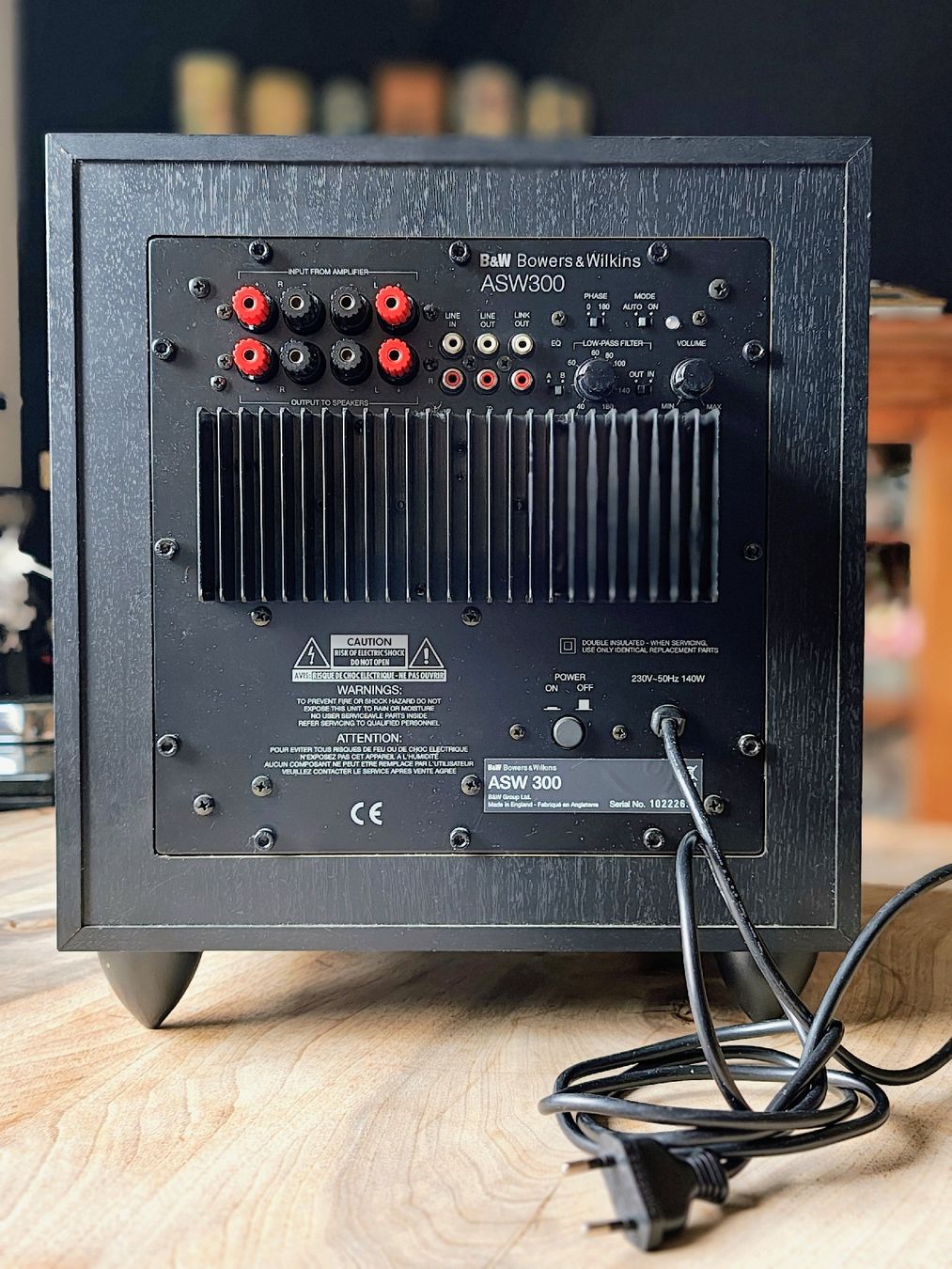 Bowers & Wilkins ASW 300 – Aktiver Subwoofer, gepflegt (Gebraucht) in ...