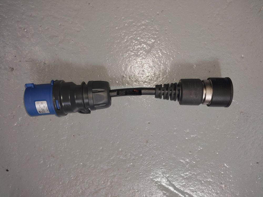Juice Booster Adapter Cee blau wie Campingstecker (Neu und ...