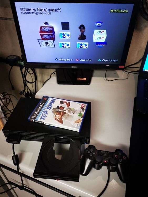 Ps2+ Controller+Tennis Spiel+Kabel+Mcard (Gebraucht) in für CHF 59 ...