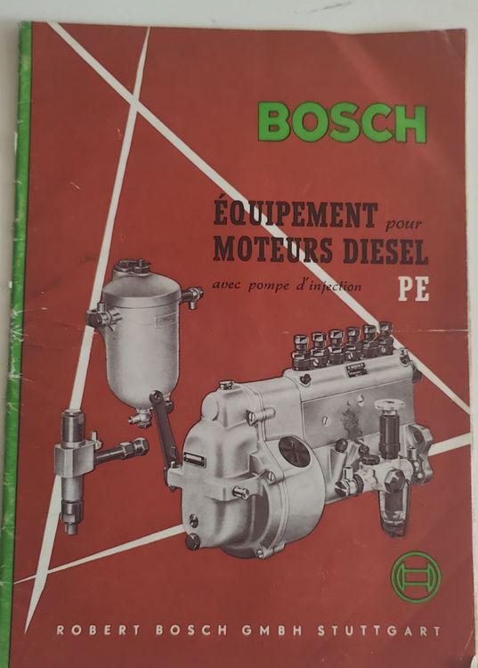 Catalogue Bosch Équipement Moteurs Diesel Vintage Rare (Gebraucht) in ...