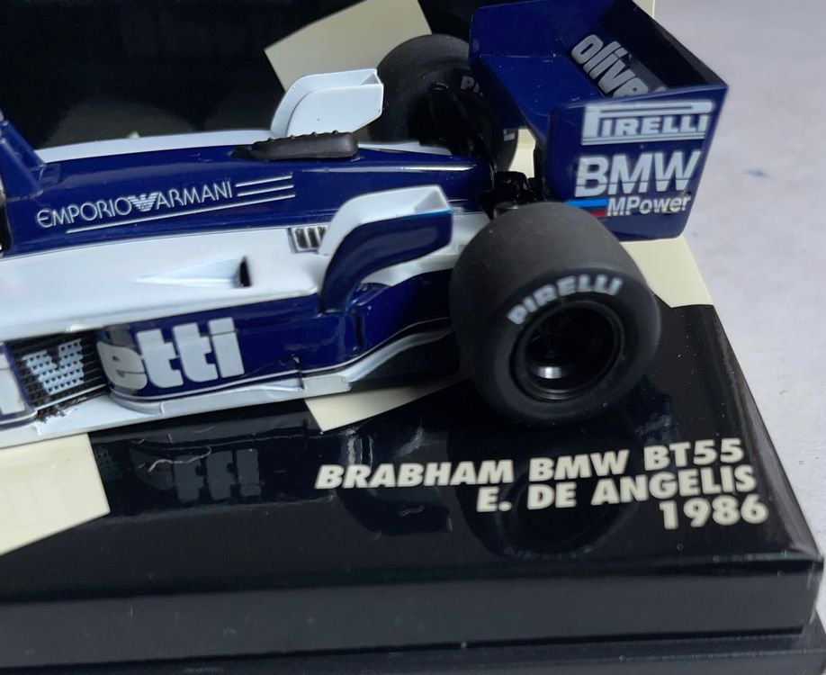 Modell Auto BRABHAM-F1 BT 55 BMW N8 Season 1986 Angelis | Acheter sur ...