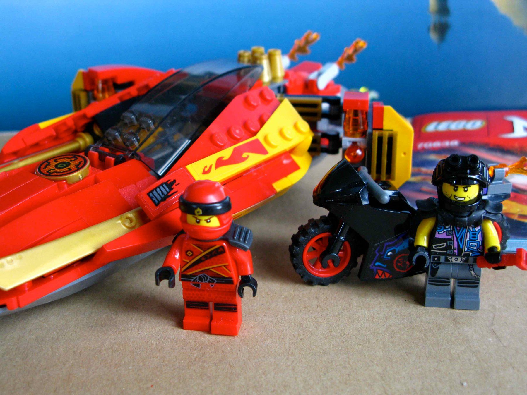 Lego Ninjago Kai's Ninja Jet + Bike 70638 Komplett! Brief (Gebraucht ...