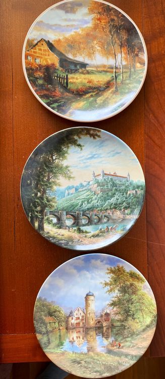 3 Porzellanteller Erstausgabe Tettau Kaiser Villeroy 1988-90 | Kaufen auf Ricardo