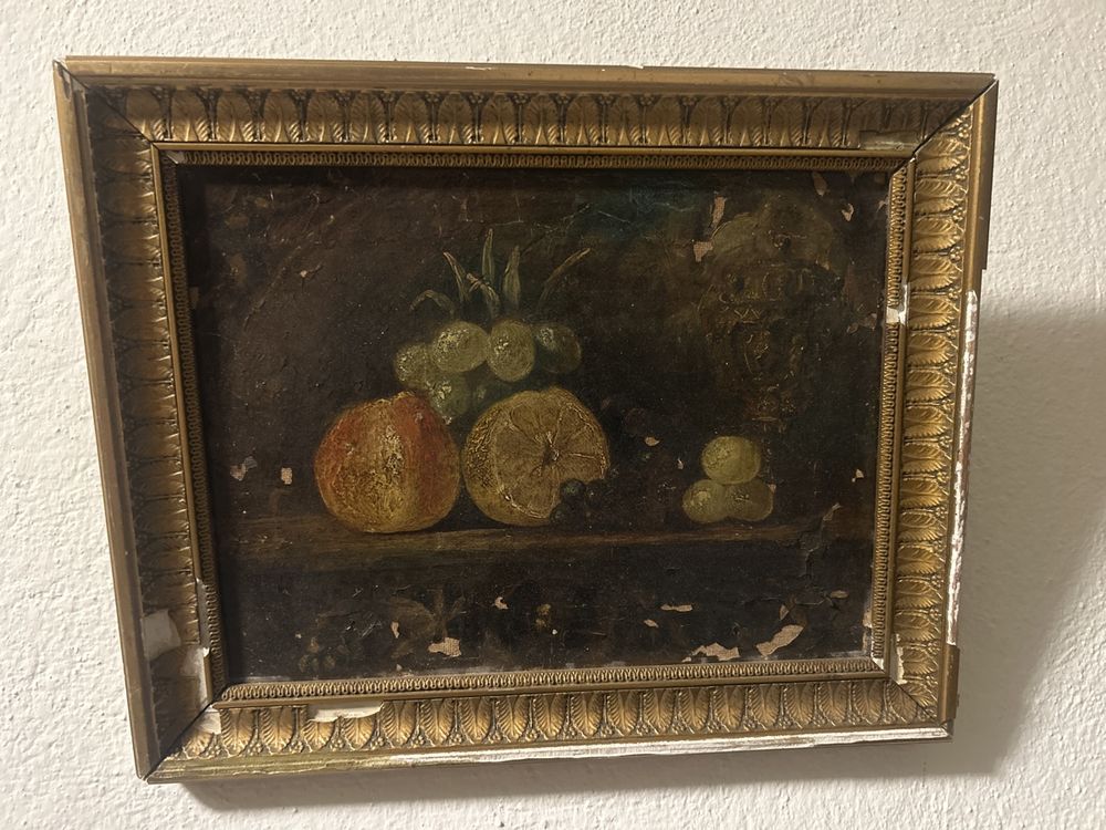 Antikes Gemälde Stillleben mit Früchten, gerahmt, (Gebraucht) in Glarus ...