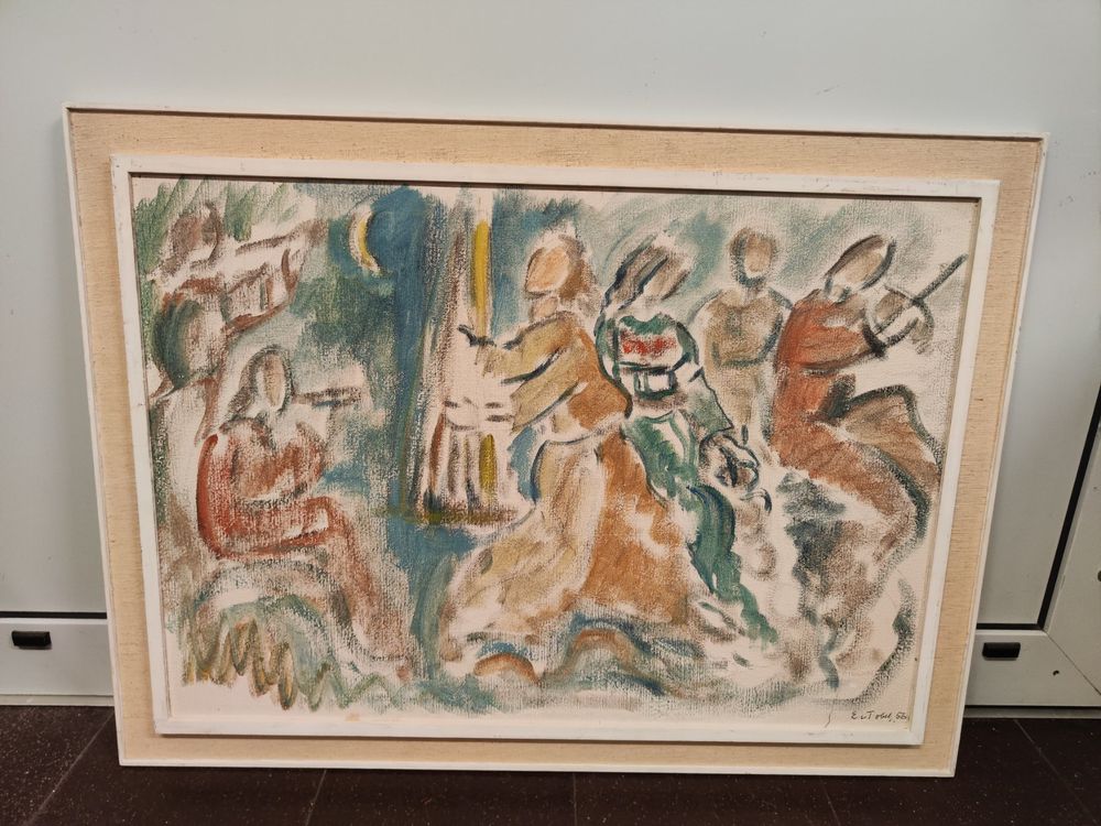 Gemälde Elsa von Tobel 1956 gross 63x83cm wie Amiet (Gebraucht) in ...