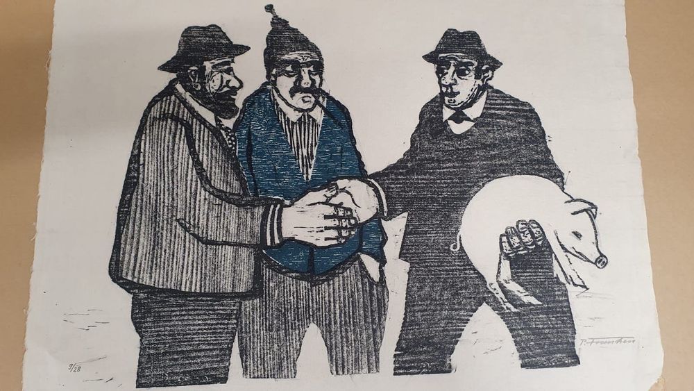 ORIGINAL-HOLZSCHNITT VON PAUL FRANKEN (Gebraucht) in Dietikon für CHF ...
