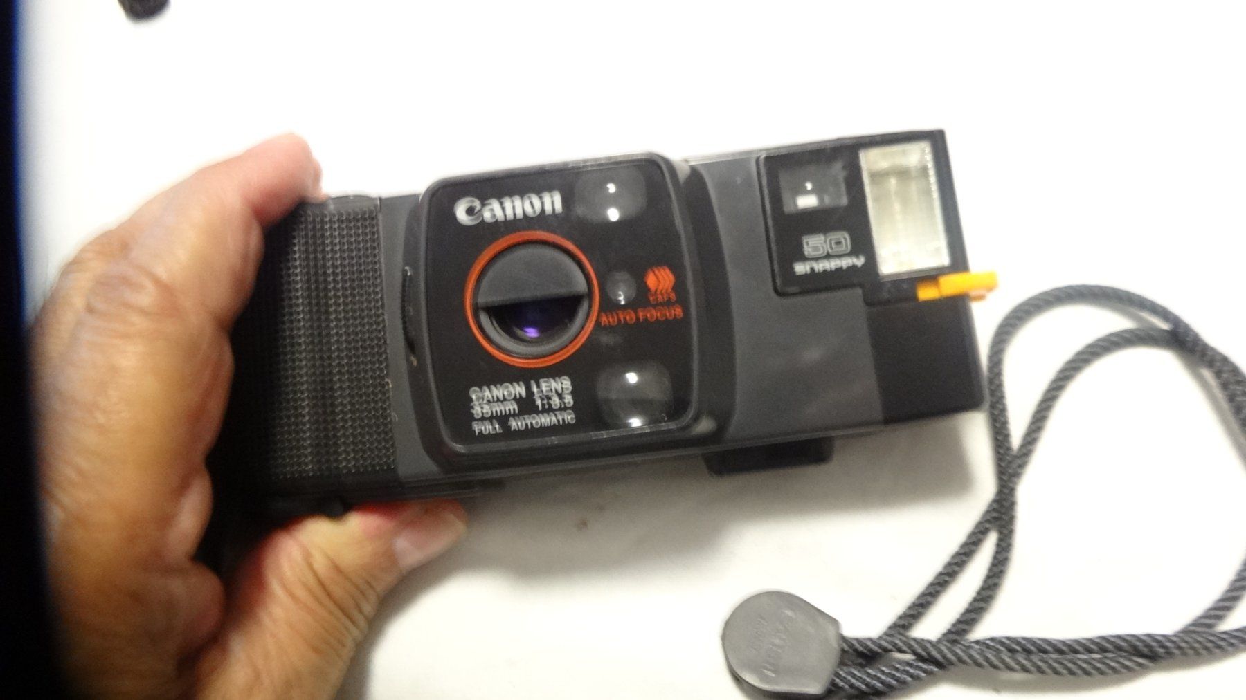 CANON SNAPY ANTIK FILM KAMER- 35MM LENS TIP TOP KAMERA LÄÜFT (D ...