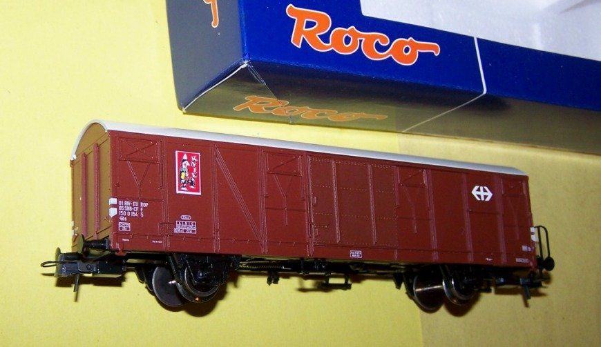ROCO H0 47583 KNIE SBB Güterwagen Gbs Sondermodell limitiert (Neu und ...