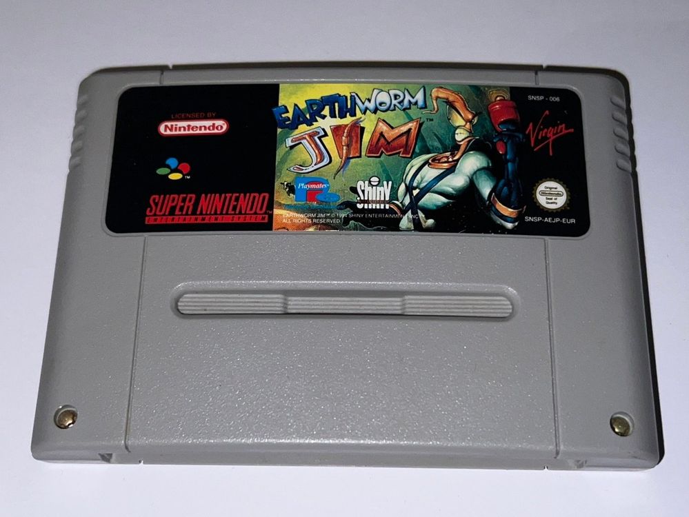 Super Nintendo (SNES) Spiel - Earthworm Jim (Gebraucht) in Zürich für ...