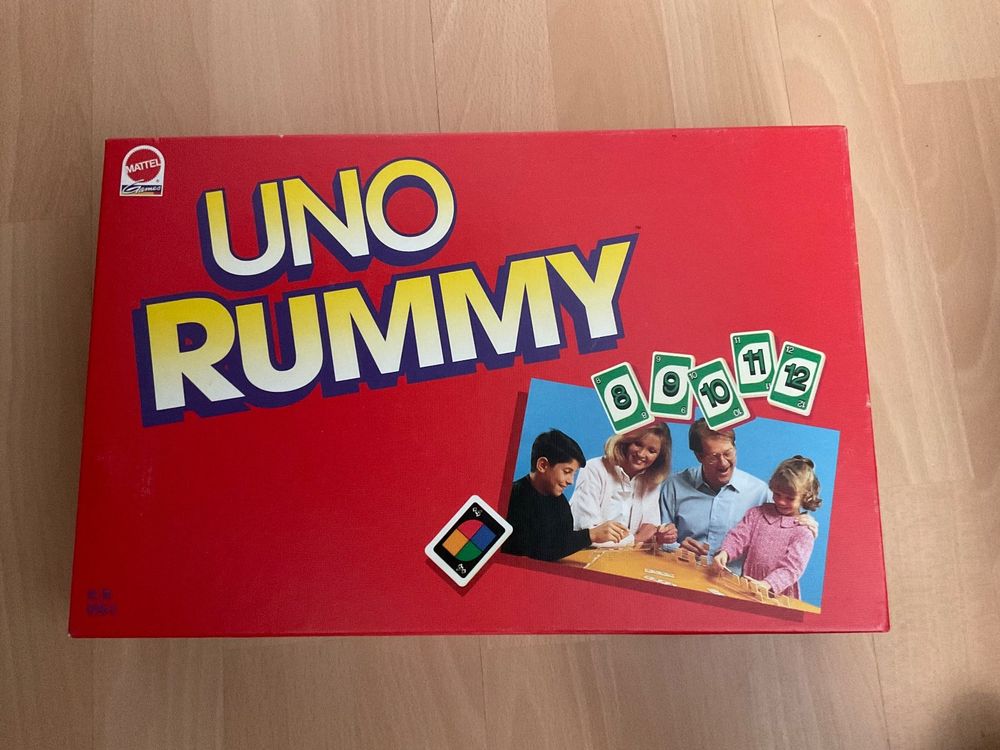 Spiel Uno Rummy (Mattel) (Gebraucht) in Au/ZH für CHF 5 – mit Lieferung ...