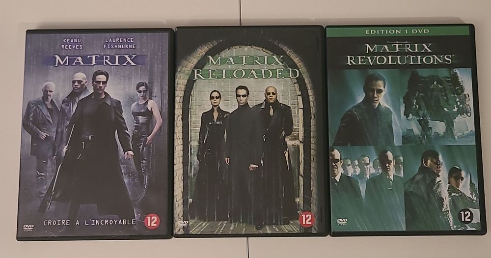 Trilogie Matrix DVD (D'occasion) à Morges pour CHF 6 – avec livraison ...