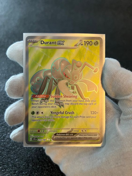Pokémon Surging Sparks - Durant ex 215/191 (Neu (gemäss Beschreibung ...